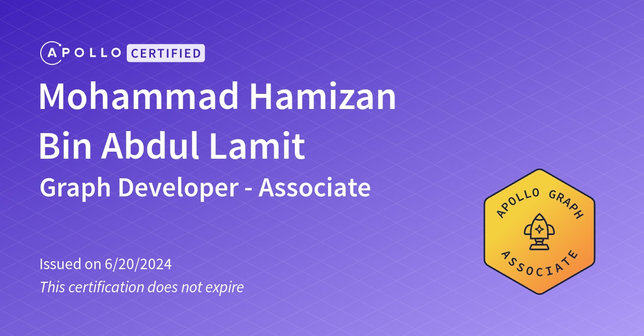 Developer certification - GraphQL Tutorials